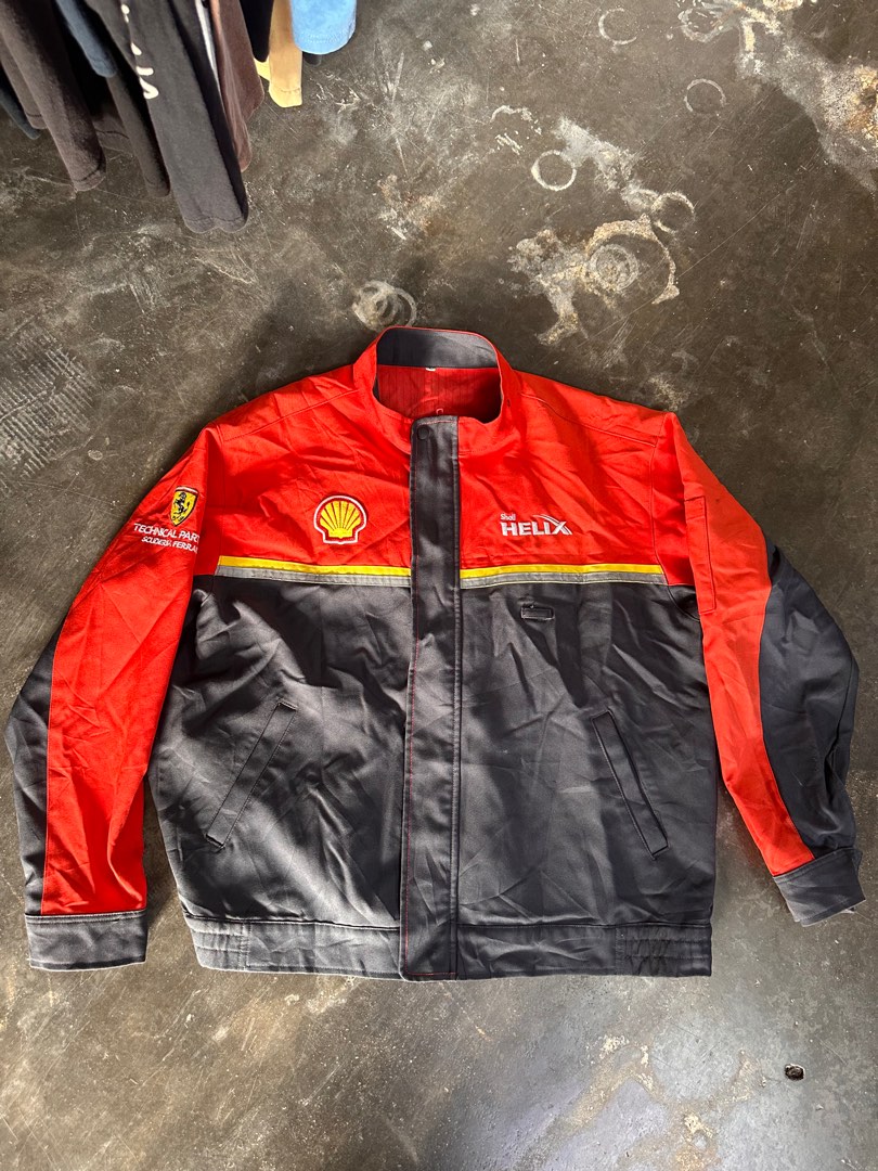 SHELL X FERRARI JACKET, Men's Fashion, Coats, Jackets and Outerwear on ...
