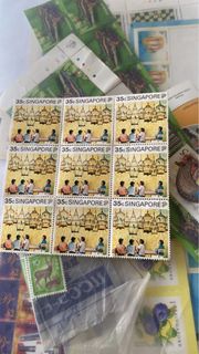 Singapore stamps 1990 Fullerton design Frama labels complete set 16pcs ...