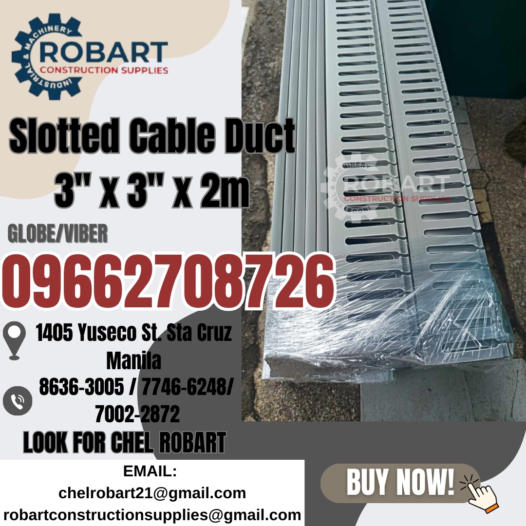 SLOTTED CABLE DUCT, Commercial & Industrial, Construction Tools ...