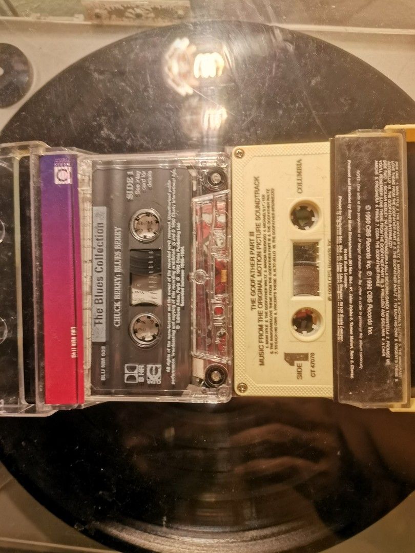 The Godfather III soundtrack, Chuck Berry Collection Cassette Tape ...