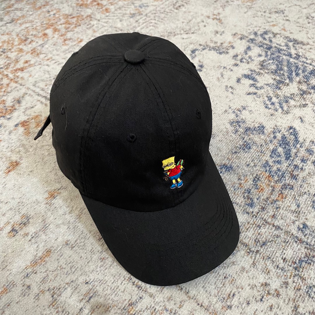 The Simpsons Bart Cap, Fesyen Pria, Aksesoris, Topi di Carousell