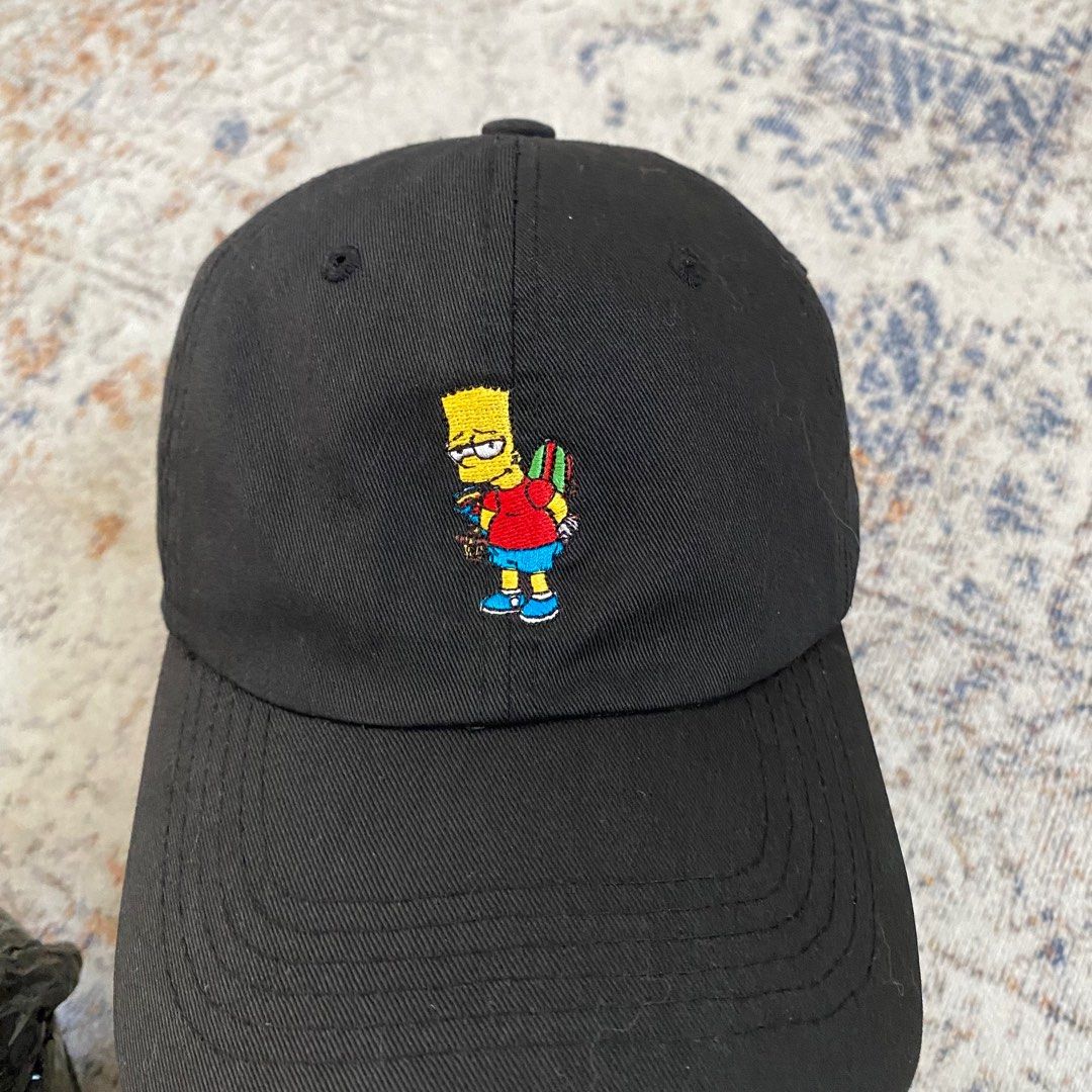 The Simpsons Bart Cap, Fesyen Pria, Aksesoris, Topi di Carousell