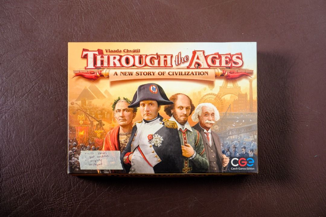 THROUGH THE AGES: AN NEW STORIES OF CIVILIZATION (BOARD GAMES), Hobbies ...