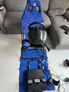 Thrustmaster T300 + T-LCM + Playseat Challenge, Video Gaming, Gaming ...