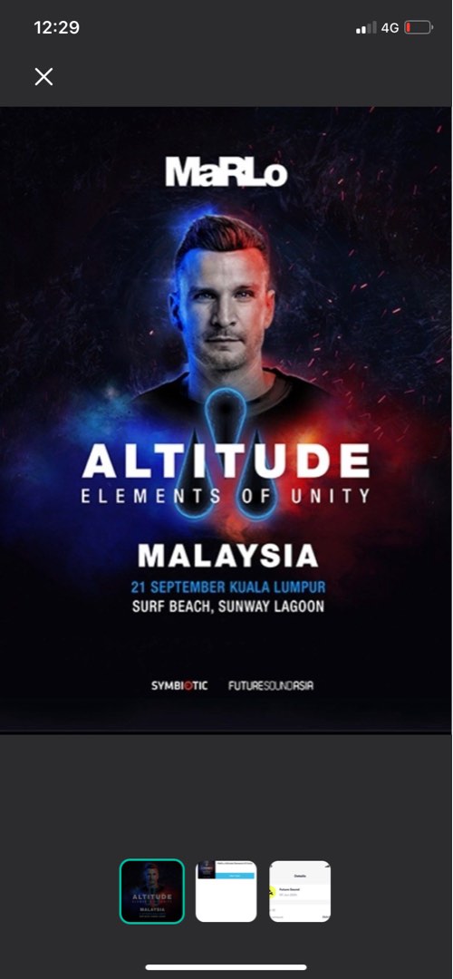 ticket marlo x1, Tickets & Vouchers, Event Tickets on Carousell