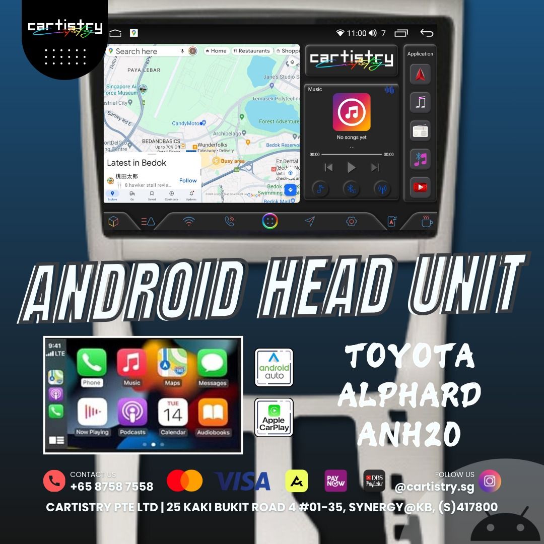TOYOTA ALPHARD VELLFIRE AH10 AH20 AGH30 9 10 INCH 2K 13 ANDROID PLAYER HEADUNIT CAR RADIO HEAD ...