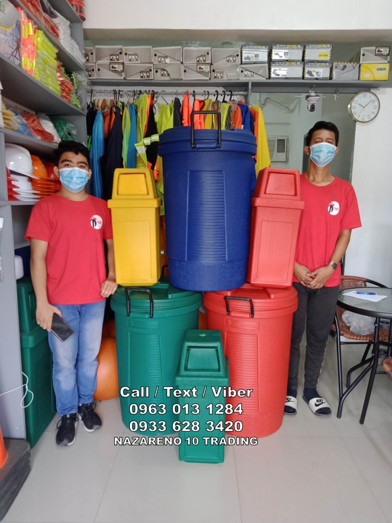 Trolling bin Trash bin with wheels, Furniture & Home Living, Cleaning & Homecare Supplies, Waste ...