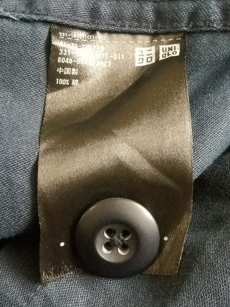 UNIQLO JAPAN US ARMY NAVY BLUE USN OG-107 OG107 OG 107 SHIRT UTILITY ...