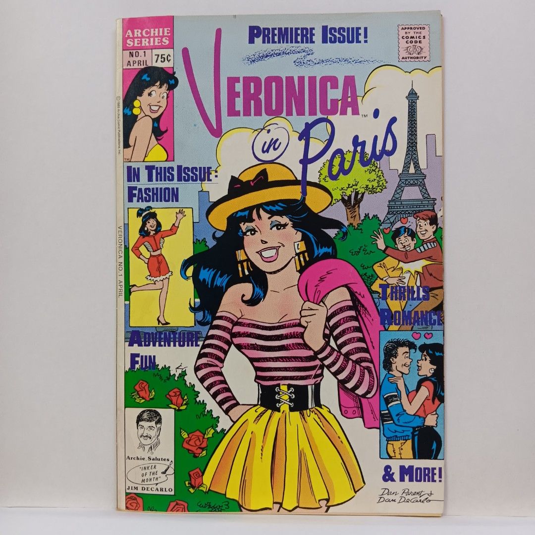 Veronica #1 (1989). VG. Low print first issue!, Hobbies & Toys, Books ...