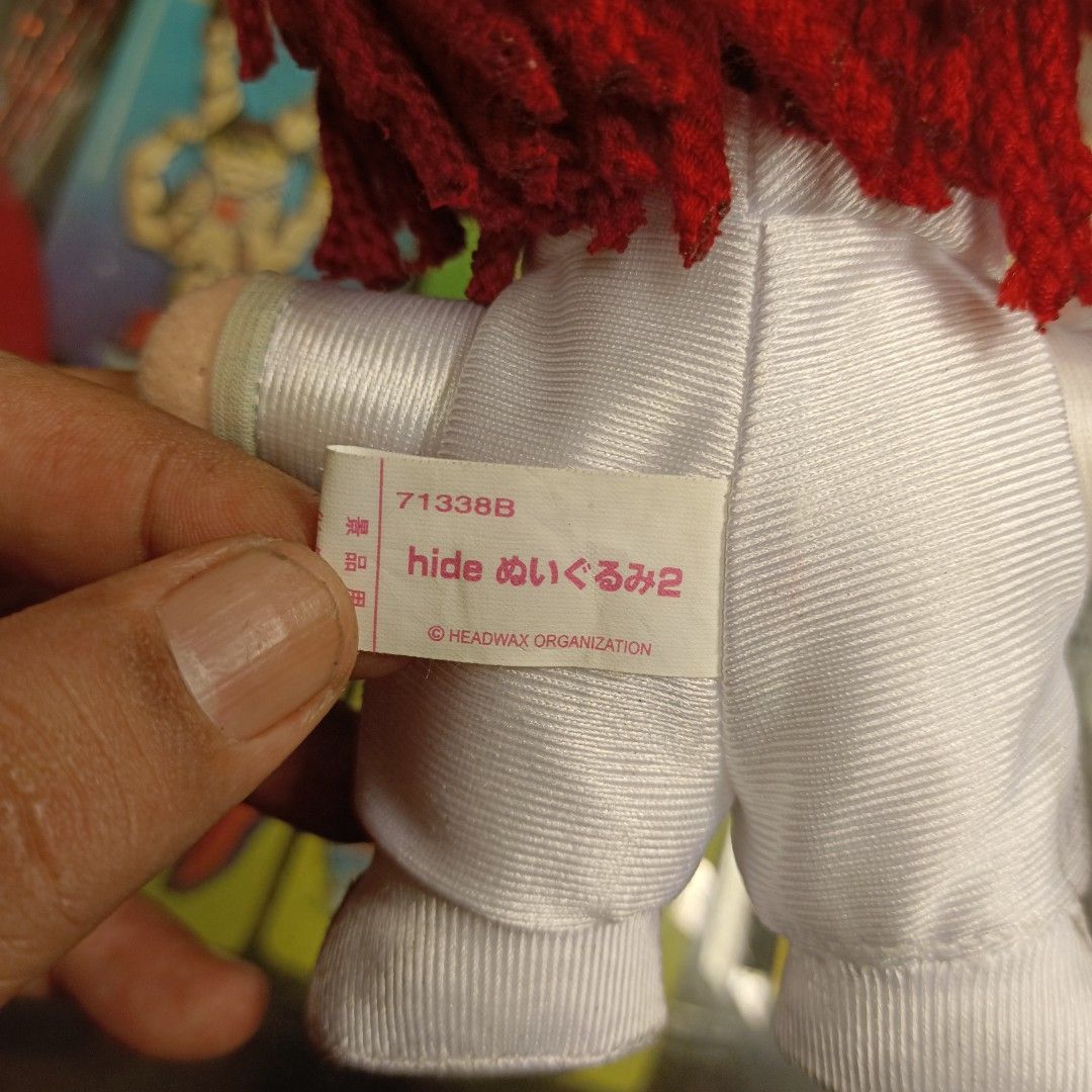 Vintage 90s X japan hide plush toy, Hobbies & Toys, Toys & Games on ...