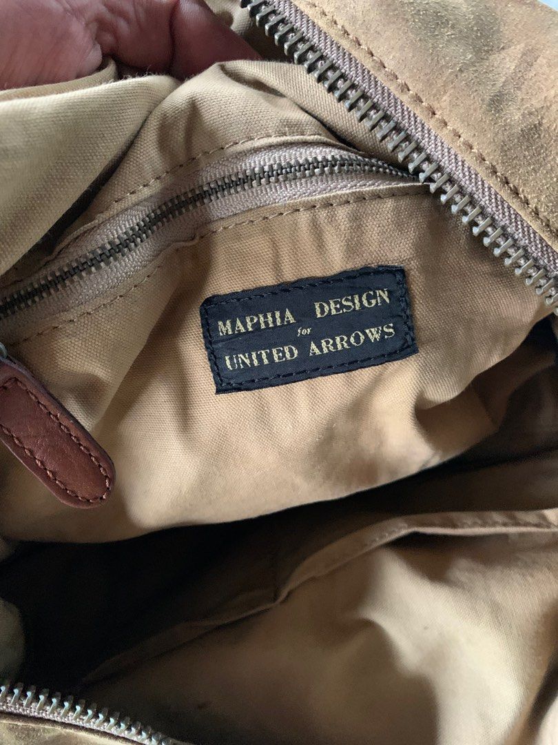 Vintage Maphia Design X United Arrow travel bag, Men's Fashion, Bags ...