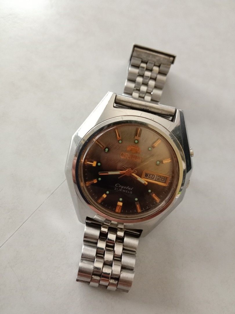 Vintage Orient Watches Crystal 21 Jewels, Men's Fashion, Watches & Accessories, Watches on Carousell