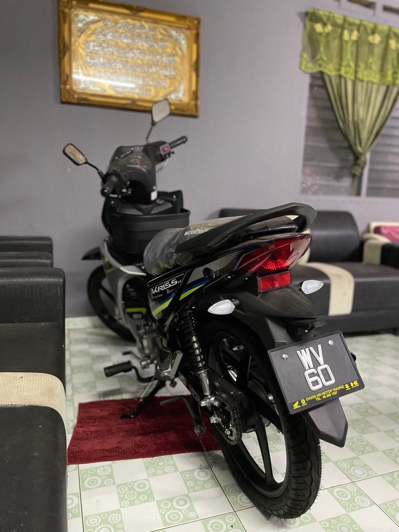 Vip classic number with Kriss mr3 (NEW), Motorbikes on Carousell