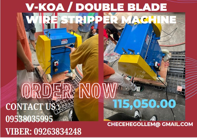 V-KOA / DOUBLE BLADE WIRE STRIPPER MACHINE, Commercial & Industrial ...
