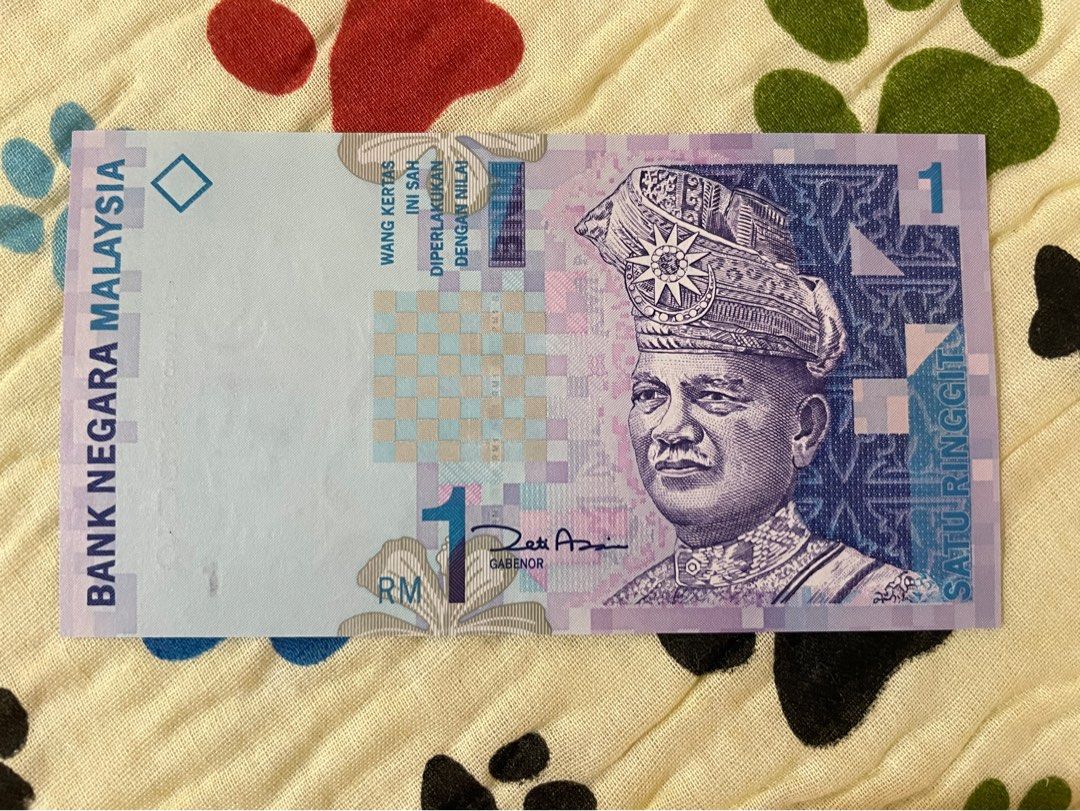 4 running numbers RM1 Banknote AF Zeti signed, Hobbies & Toys ...