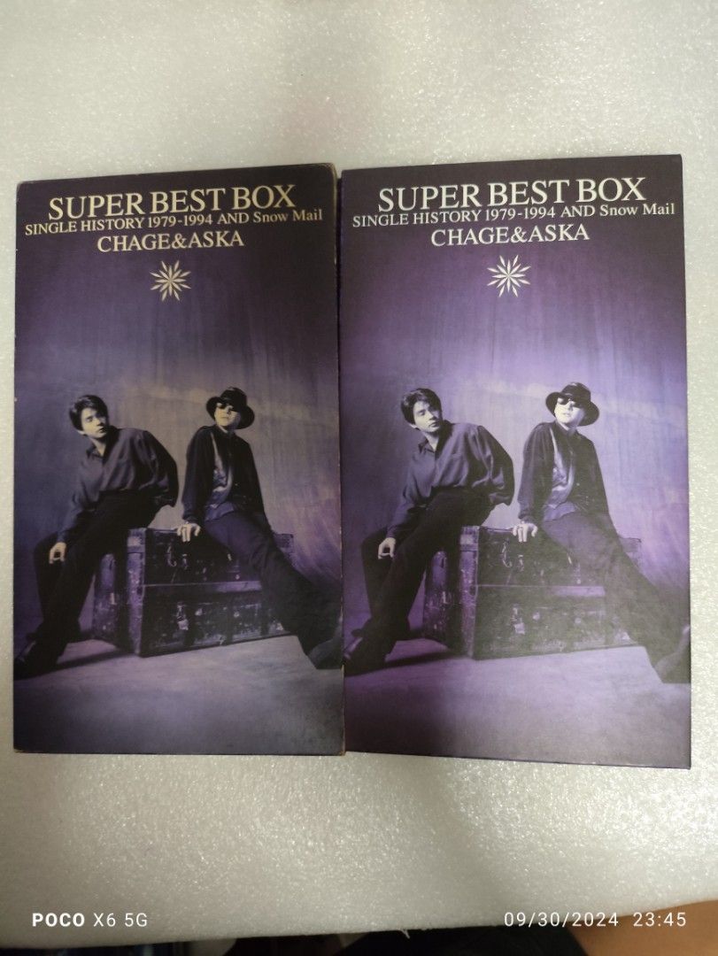 4cd box set japan very new Chage and Aska 迪克与飞鸟 SUPER BEST BOX SINGLE HISTORY 1979–1994 AND Snow ...