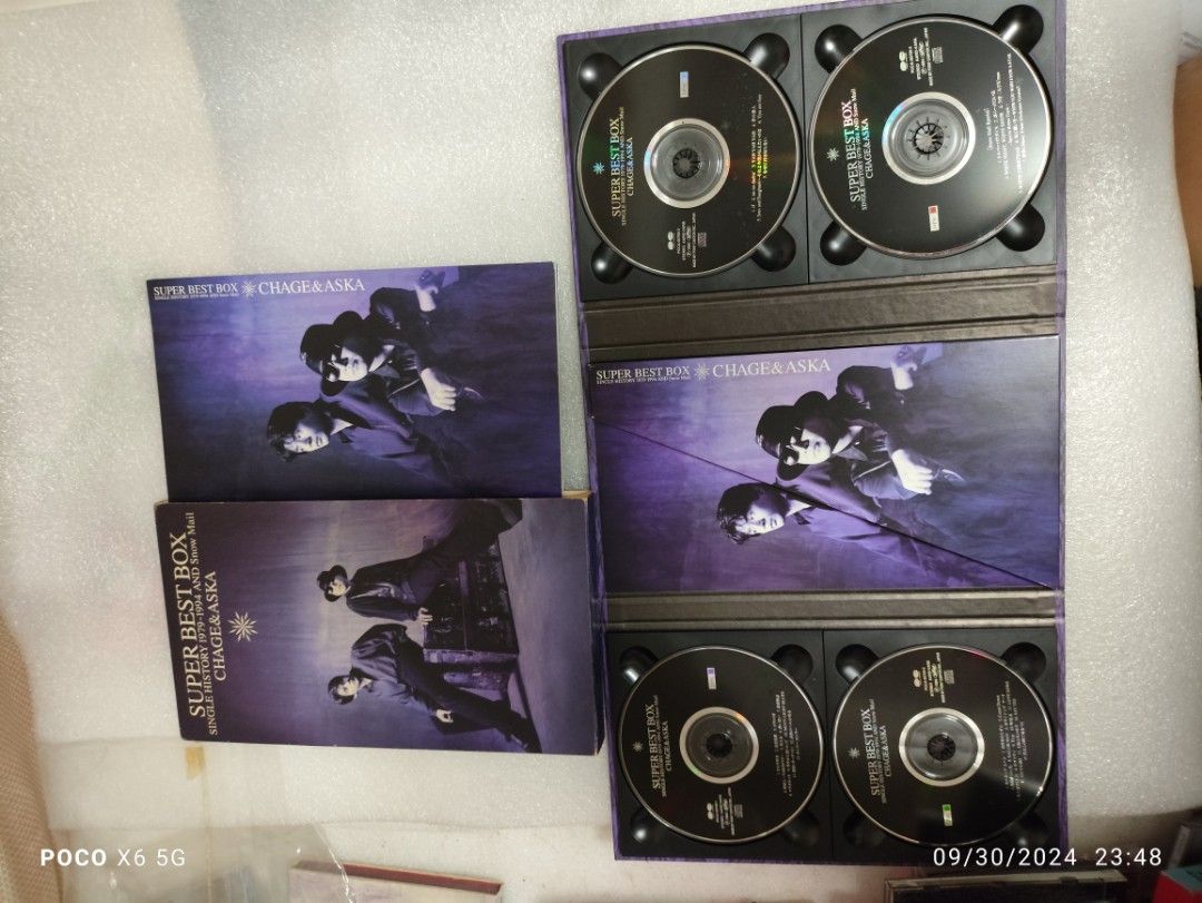 4cd box set japan very new Chage and Aska 迪克与飞鸟 SUPER BEST BOX SINGLE HISTORY 1979–1994 AND Snow ...