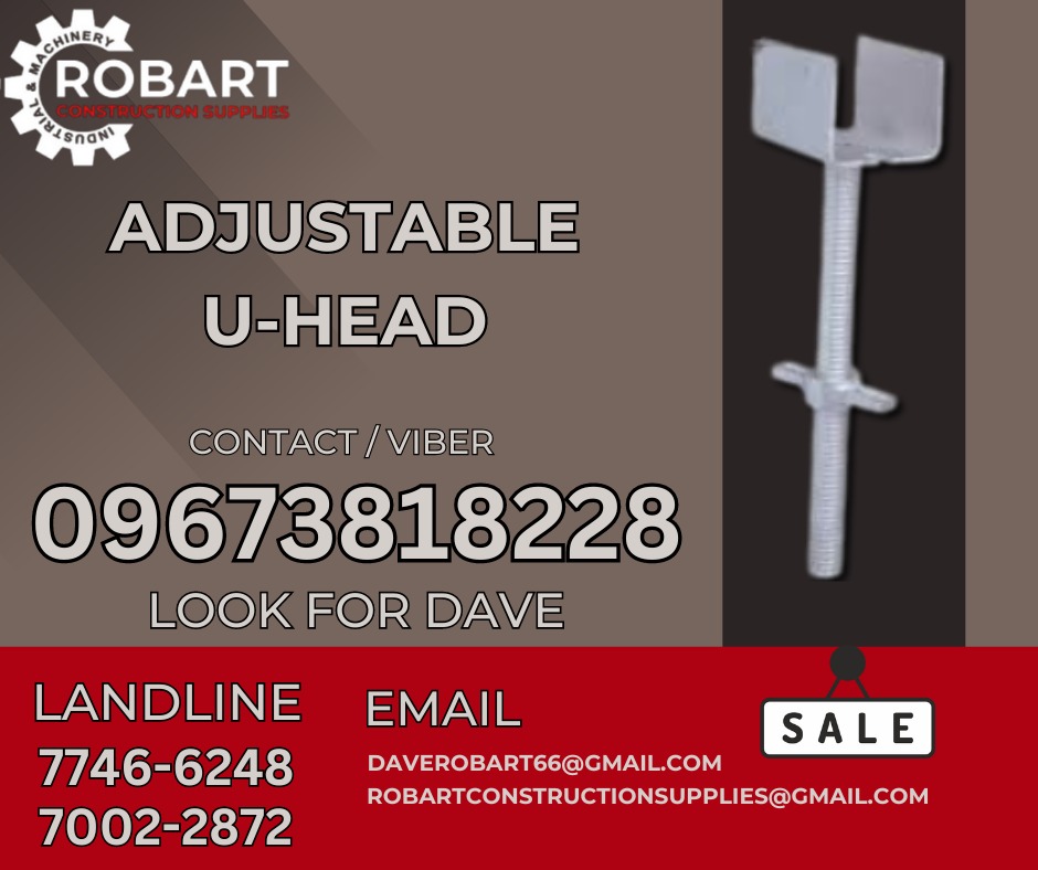 ADJUSTABLE U-HEAD, Commercial & Industrial, Industrial Equipment on ...