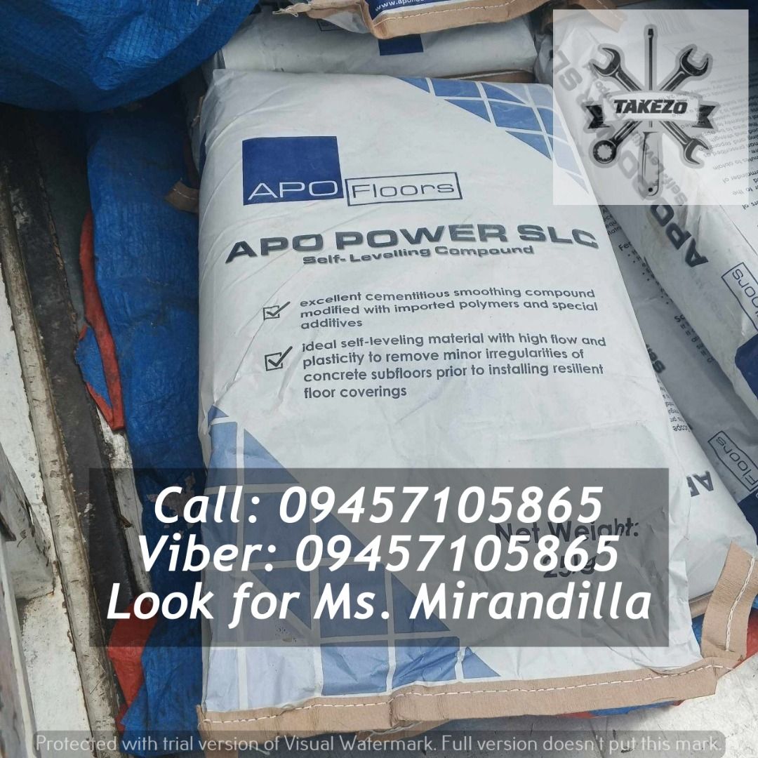 Apo power SLC-Self Levelling compound, Commercial & Industrial ...