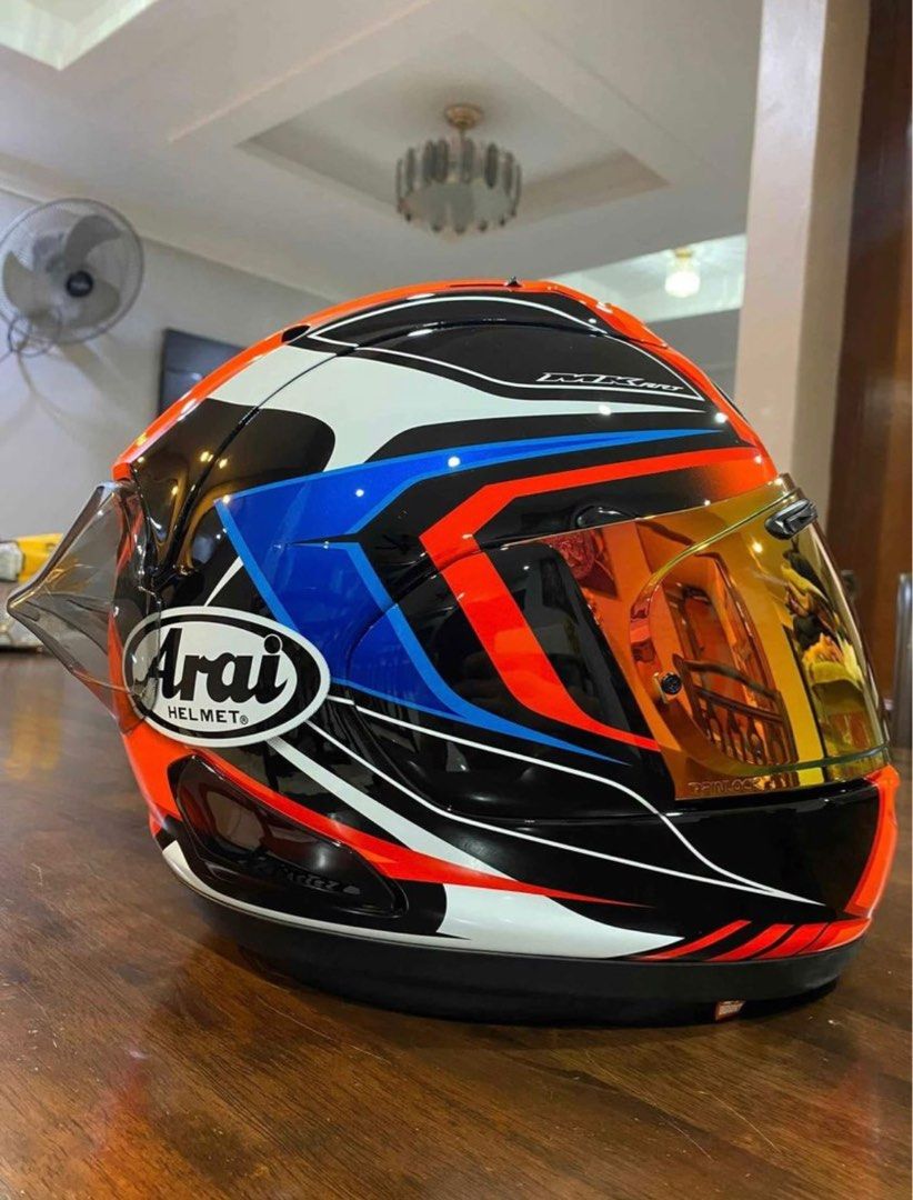 Arai RX7X Maze Red, Auto Accessories on Carousell