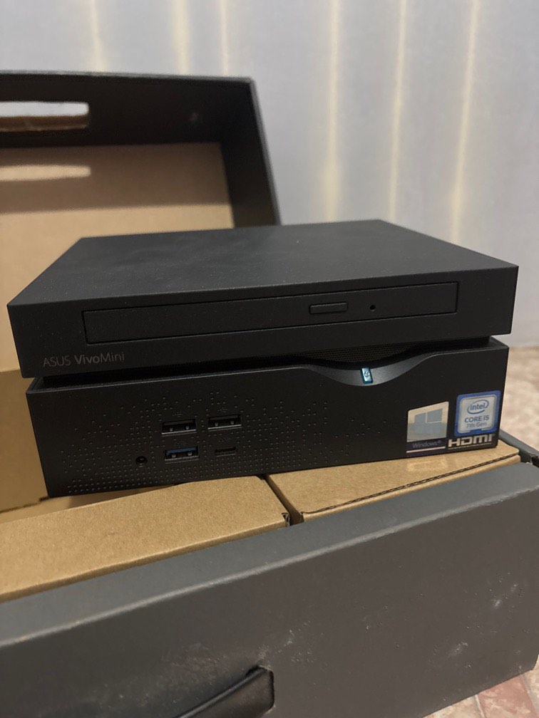 ASUS VIVO MINI PC VC66 i5-7400 256gb SSD 8gb ram, Elektronik, Komputer ...