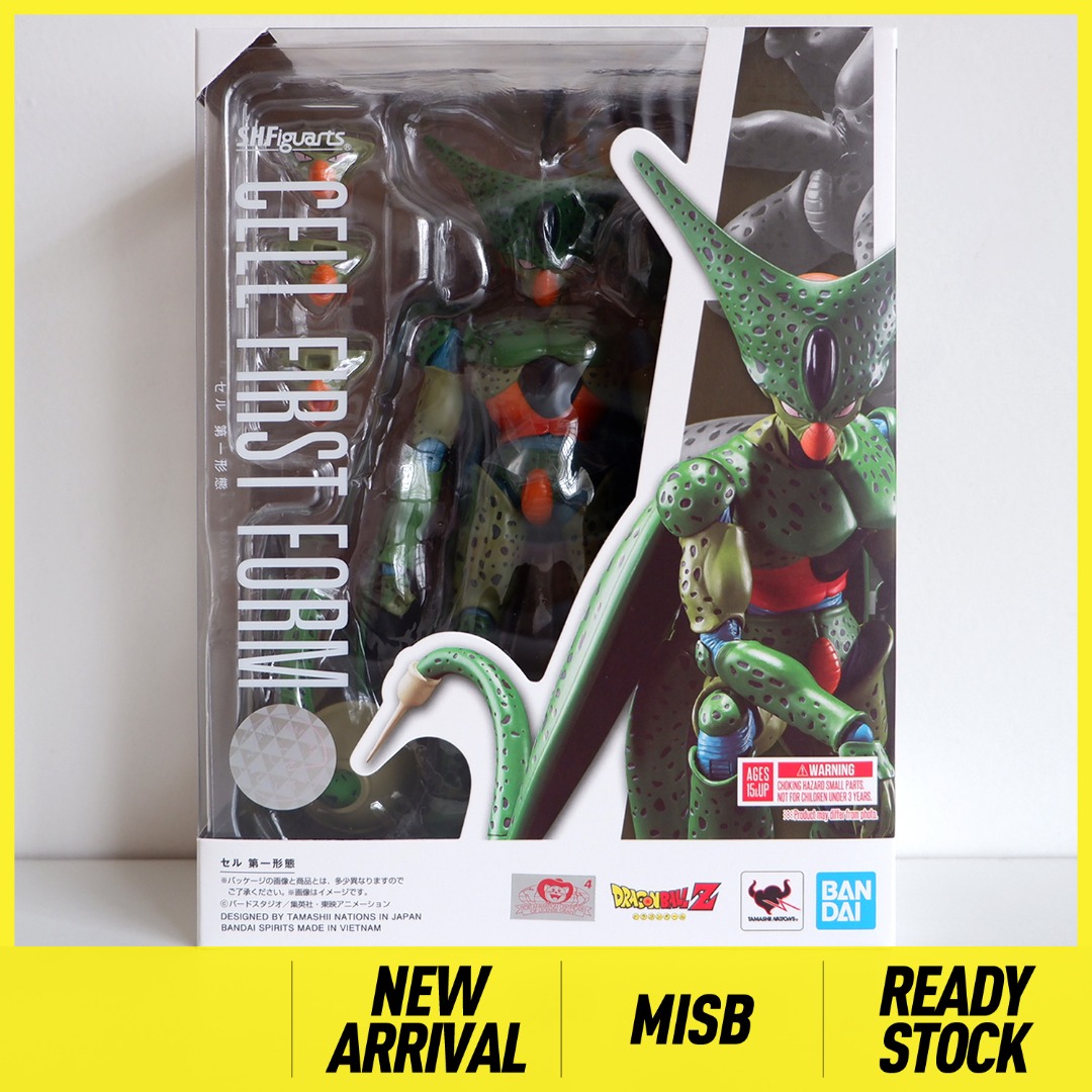 Bandai Spirits SHF S.H.Figuarts CELL FIRST FORM Dragon Ball Z MISB ...