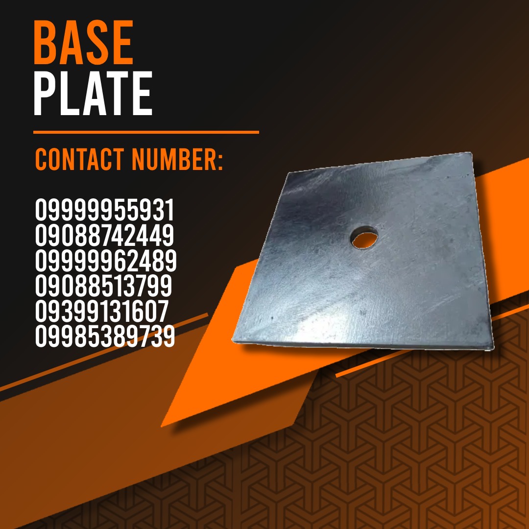 Base plate | Base Plate Fabricate | Anchor Bolt | Structural base plate ...