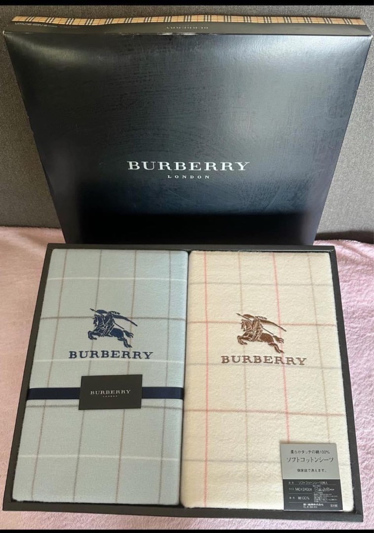 Burberry Sheets, Furniture & Home Living, Bedding & Towels on Carousell