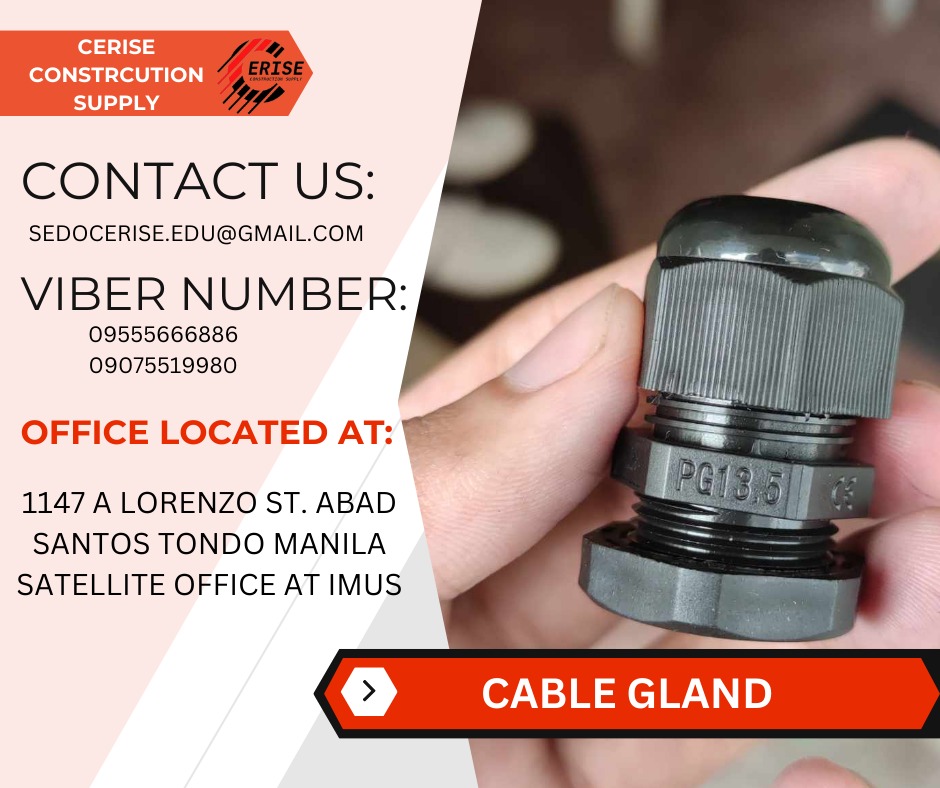CABLE GLAND, Commercial & Industrial, Construction Tools & Equipment on ...