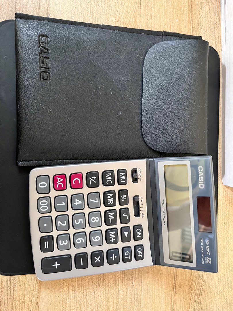 Casio AX120ST Calculator, Computers & Tech, Office & Business Technology on Carousell