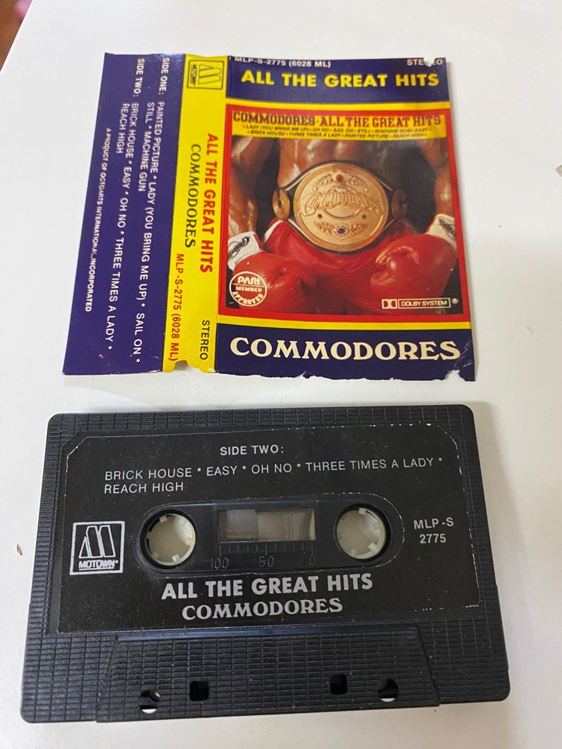 COMMODORES - ALL THE GREAT HITS - Philippines Original Funk Disco Music ...