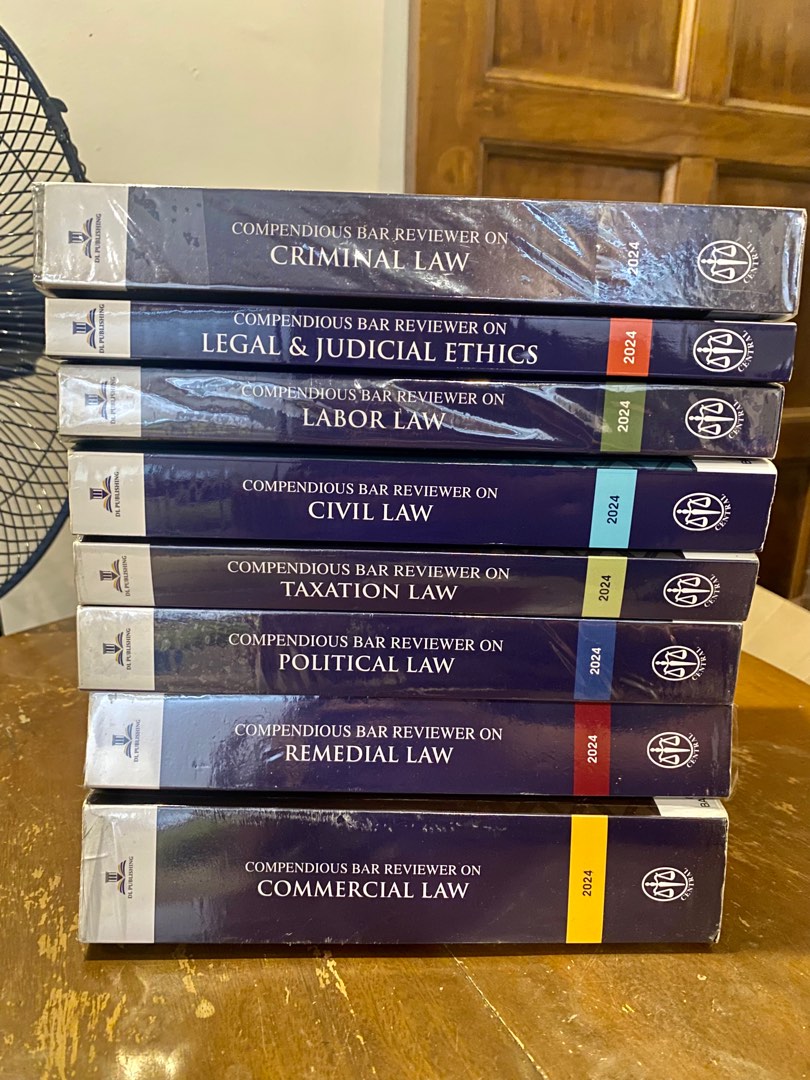 Law Books - 2024 and 2023 Compendious Bar Reviewer Set, Hobbies & Toys ...