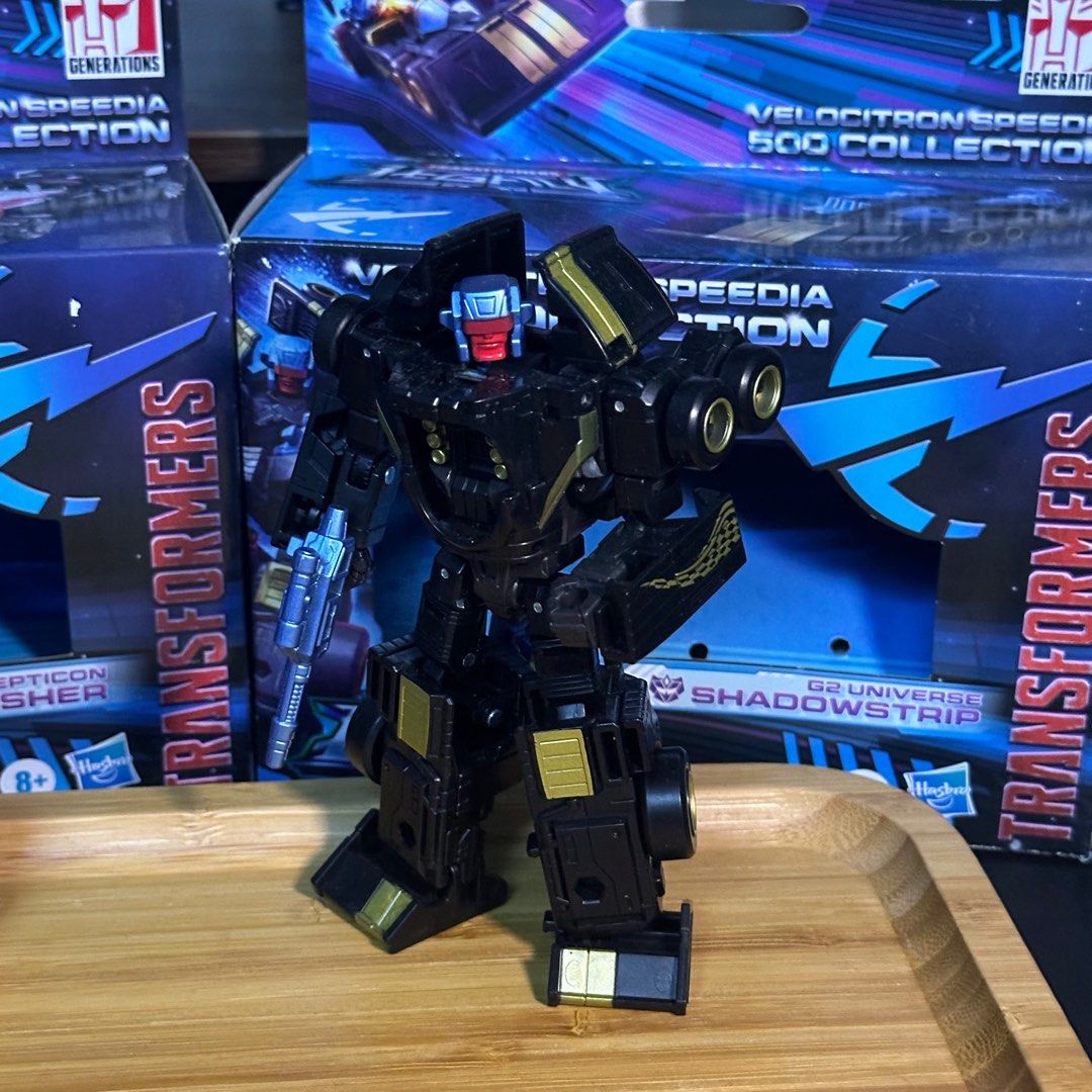 Crasher and Shadowstrip - Transformers Legacy - Velocitron Speedia 500 ...