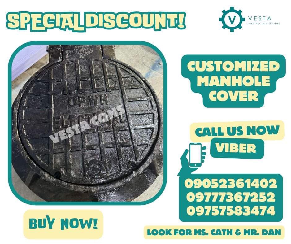 Customized manhole cover, Commercial & Industrial, Industrial Equipment ...