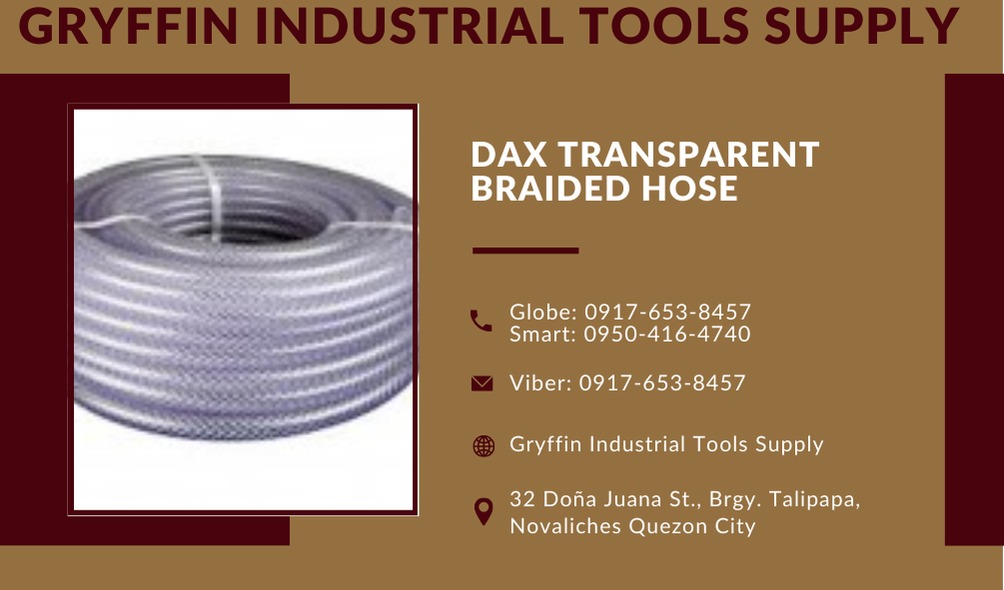 DAX TRANSPARENT BRAIDED HOSE, Commercial & Industrial, Industrial ...