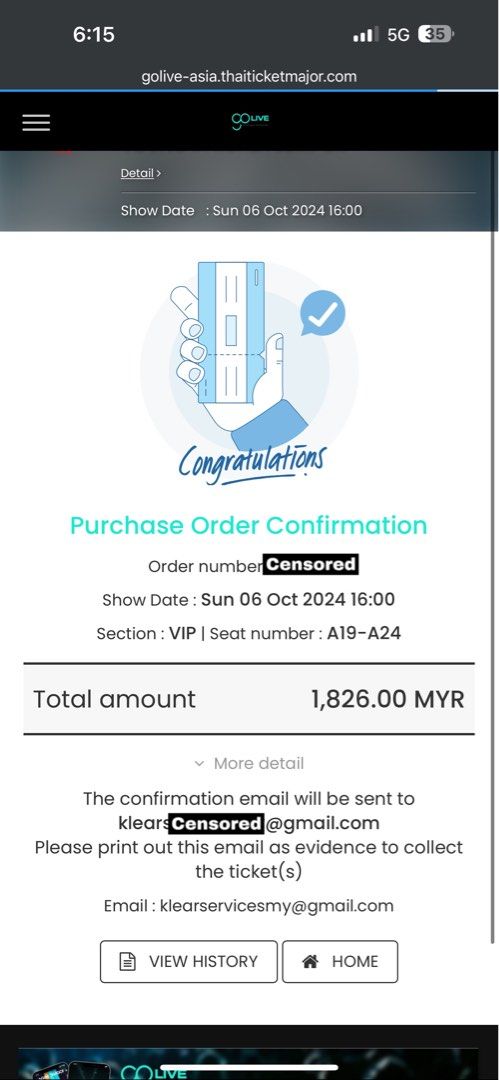 DAY6 ROW A VIP Tickets ( FIRST ROW ! ), Tickets & Vouchers, Event ...