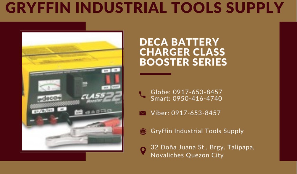 DECA BATTERY CHARGER CLASS BOOSTER SERIES, Commercial & Industrial ...