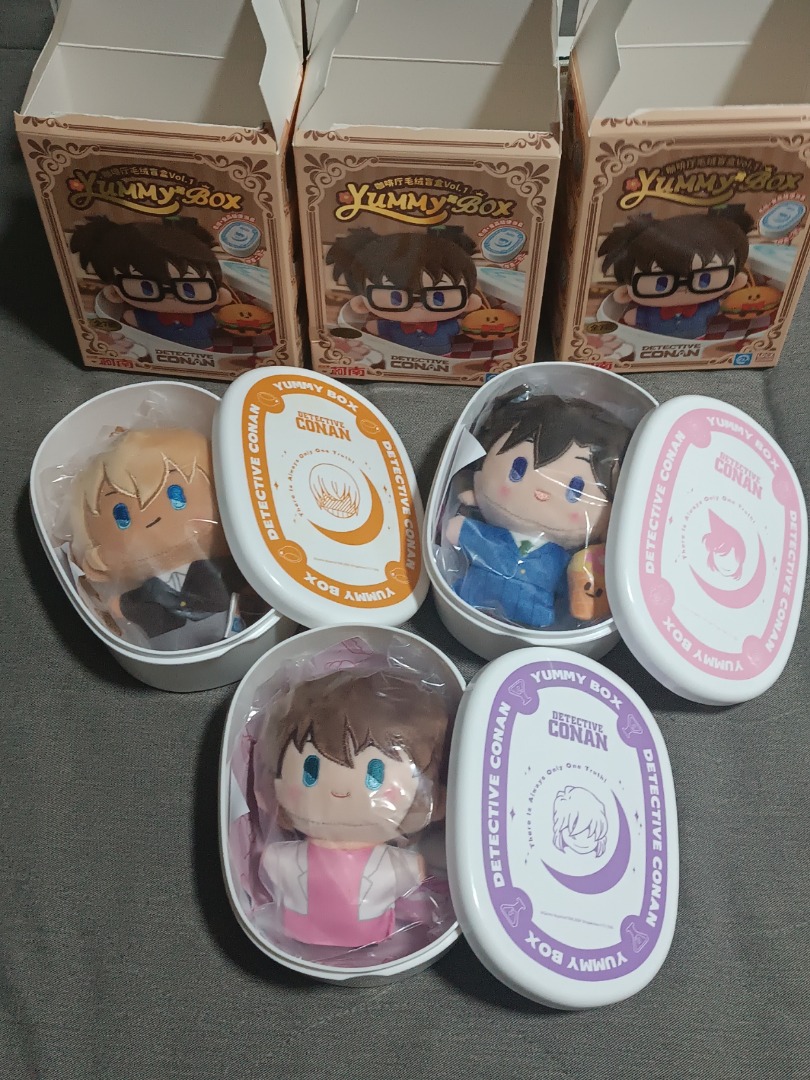 Detective Conan Yummy Box Plushes, Hobbies & Toys, Toys & Games on ...