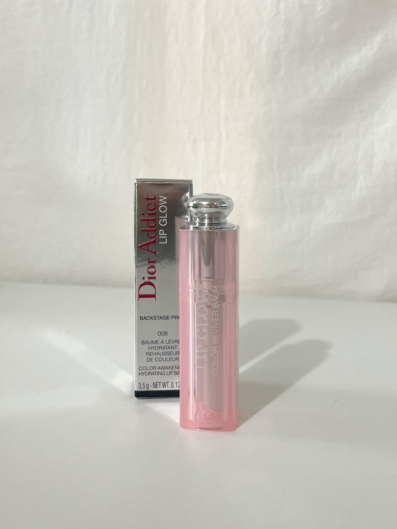 Dior Addict Lip Glow 008, 名牌, 飾物及配件 - Carousell