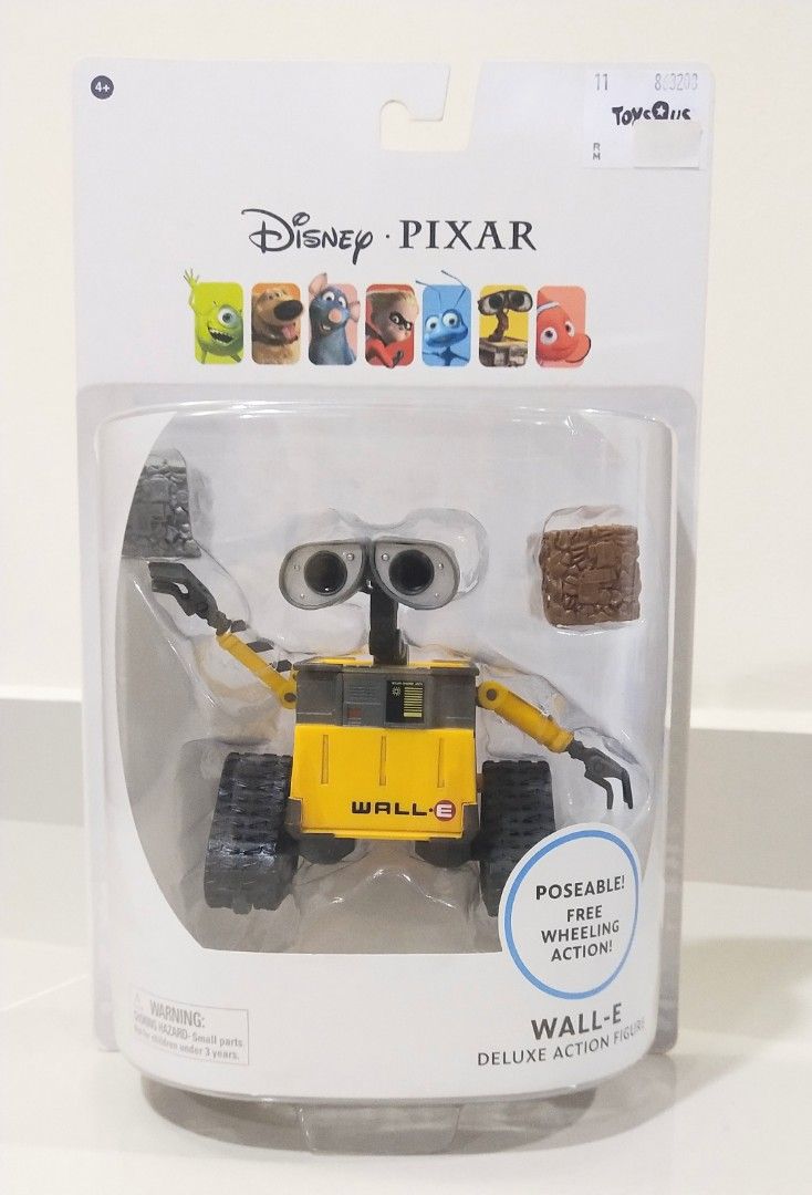 Disney Pixar WALL-E Deluxe Action Figure Poseable Thinkway Toys, Hobbies & Toys, Toys & Games on ...