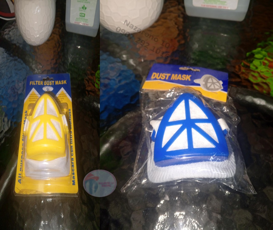 Dust mask Yellow / Blue 4, Commercial & Industrial, Construction ...