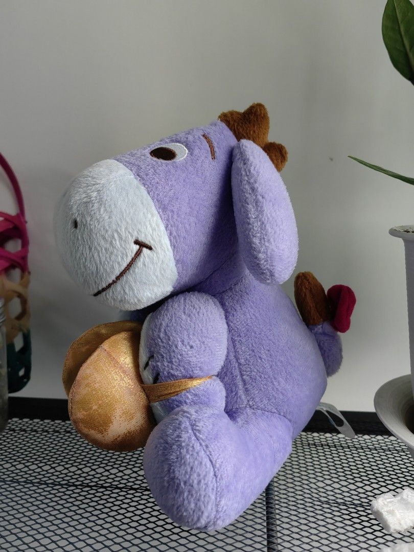 Eeyore Winnie the Pooh Grey Stuffed Donkey Plushie Soft Toy Plush Sega ...