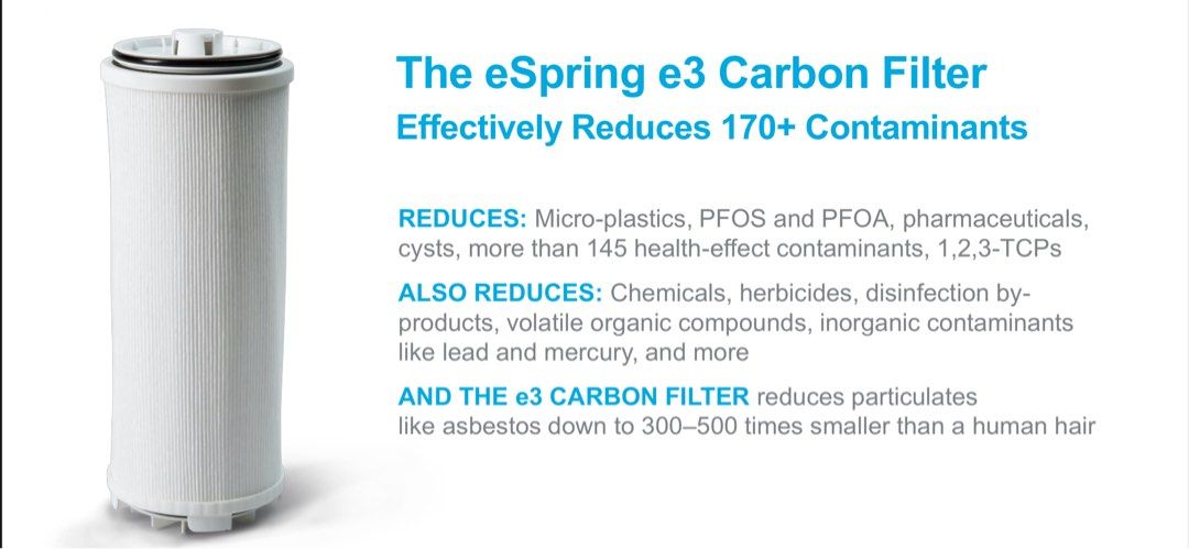 ESpring Water Purifier New Generation with Carbon Filter & UV Light, TV ...