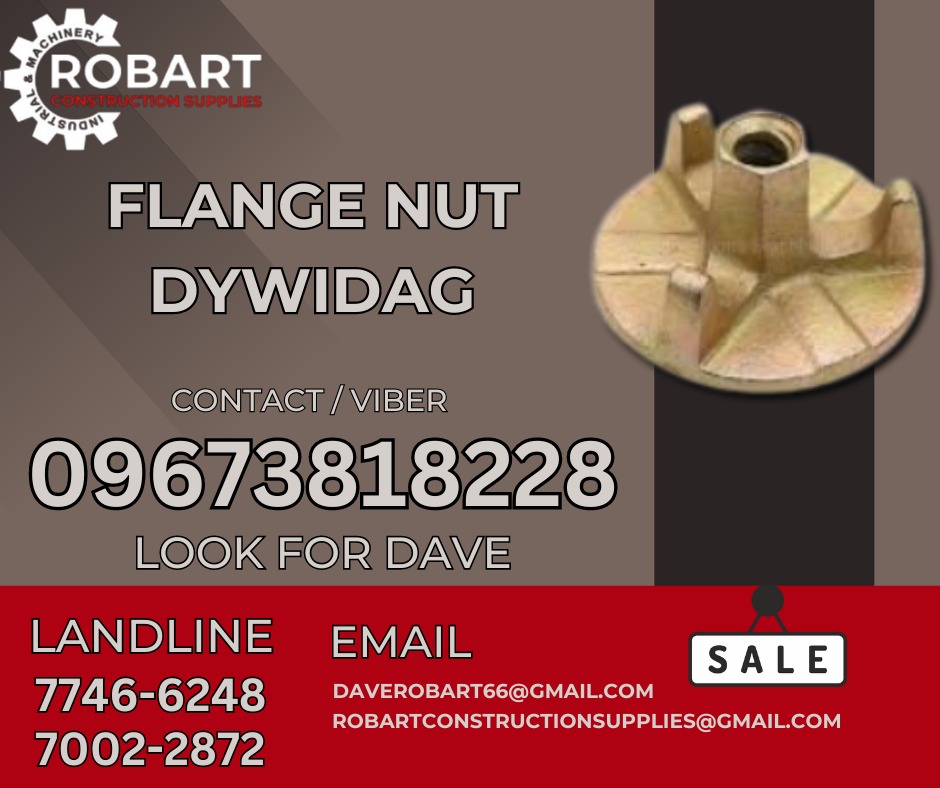 FLANGE NUT DYWIDAG, Commercial & Industrial, Industrial Equipment on ...