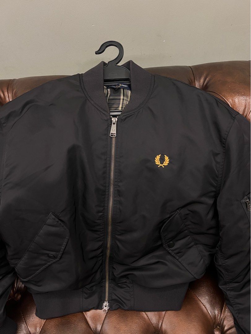 Fred Perry Bomber Jacket, Men's Fashion, Coats, Jackets and Outerwear ...