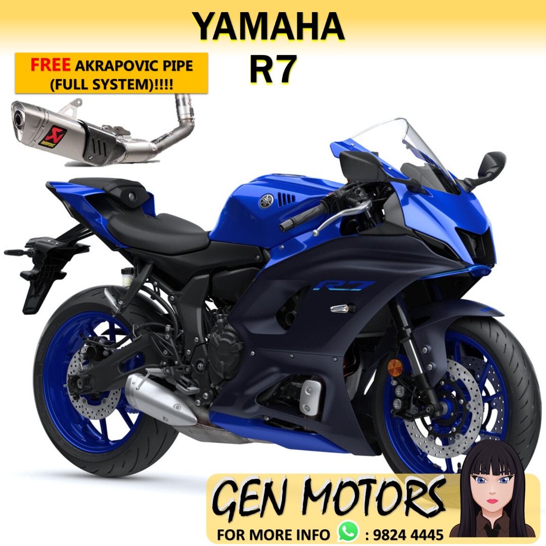 (FREE AKRA PIPE) Yamaha R7 Agent Unit 🔥, Motorcycles, Motorcycles for ...