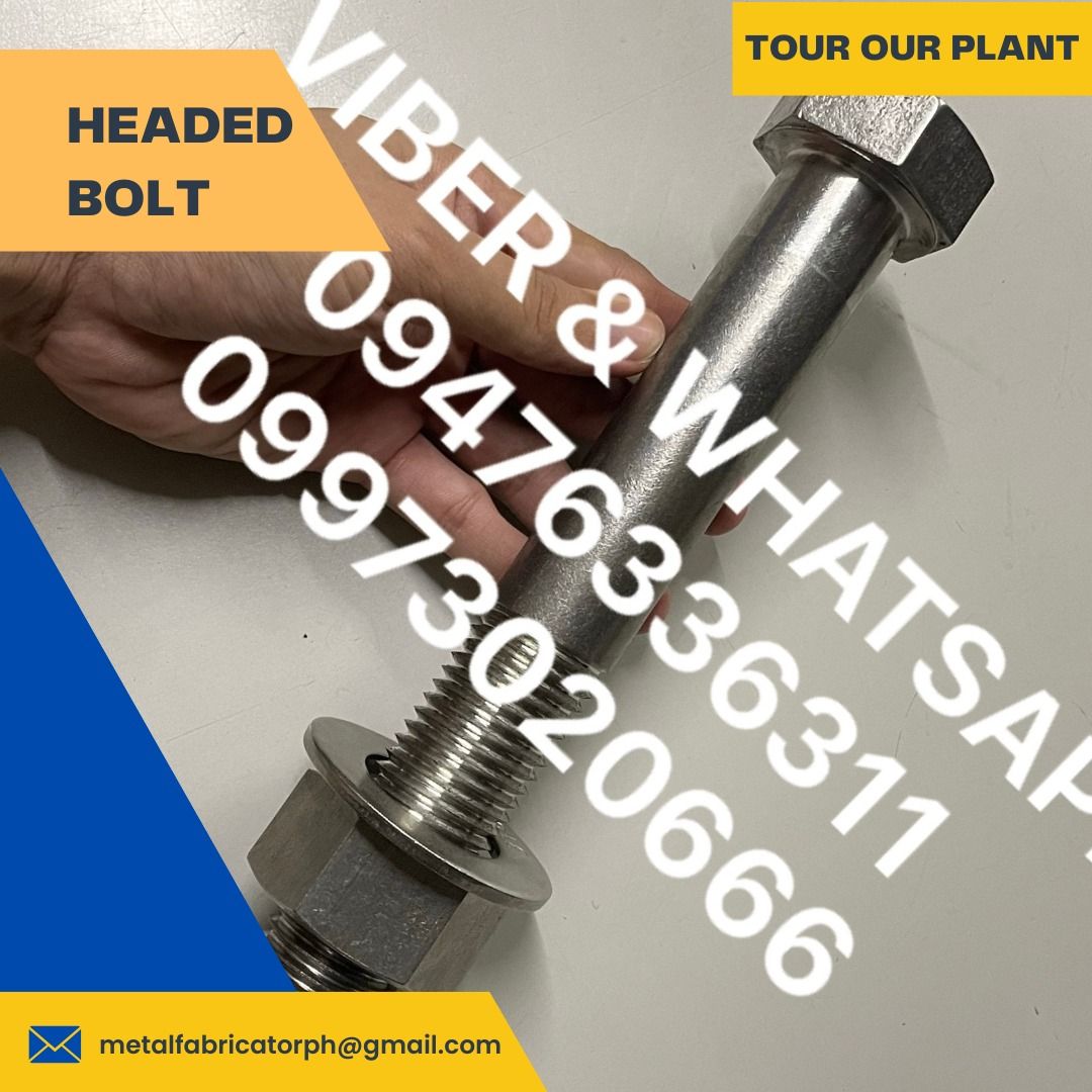 Headed Bolt | Anchor Bolt | Base Plate | Machine Bolt | Stud Bolt ...
