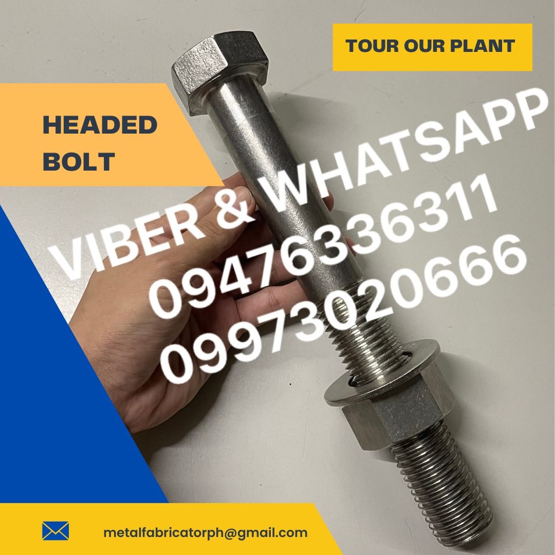 Headed Bolt | Threaded Rod | Machine Bolt | Mushroom Bolt | Anchor Bolt ...