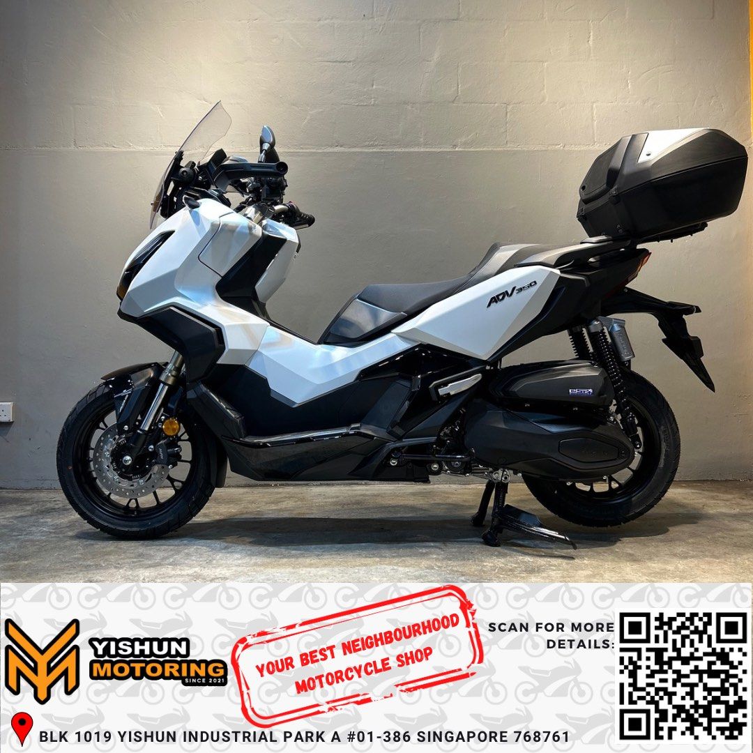HONDA ADV 350 WITH SMART BOX ( NEW HONDA ADV350 SMART TOP BOX ...