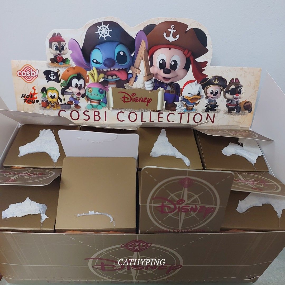（任何2款包寄順豐站櫃）hot toys cosbi disney 盲盒 mickey stitch Donald duck goofy ...